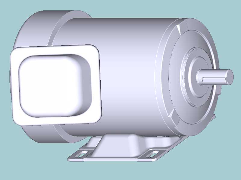 日立 三相 屋外仕様 全閉外扇 脚取付 モータ TFOA-LK-0.75kW-2P-200V 写真は参考例です。 – 新興電機株式会社