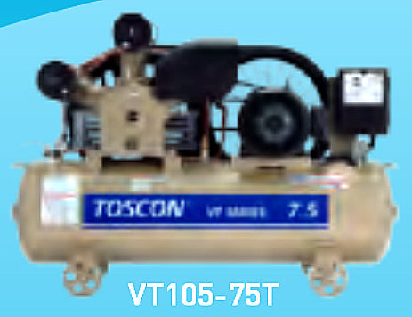 東芝コンプレッサー 給油式 圧力開閉器式 VT105-75T-200 (V)-50(Hz) – 新興電機株式会社